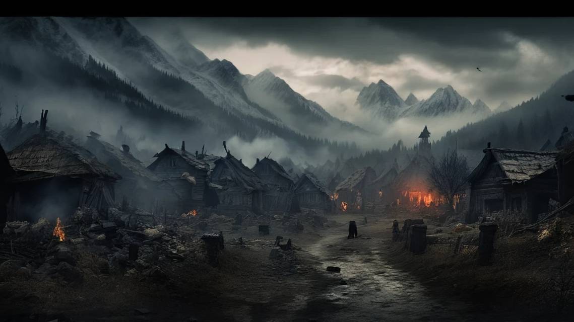 Тень Демона - Ужас гор (Horror Rock) "AI Трек" в стиле Король и Шут