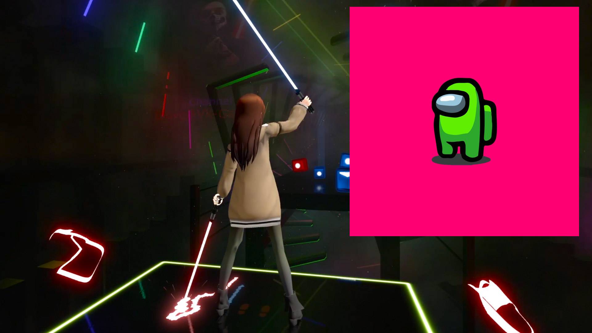 Leonz - Among Us Drip Theme Song Original - OST [ BEAT SABER ]