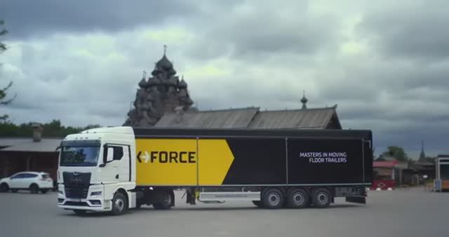 Полуприцеп с подвижным полом Kraker K-Force в Санкт-Петербурге!
