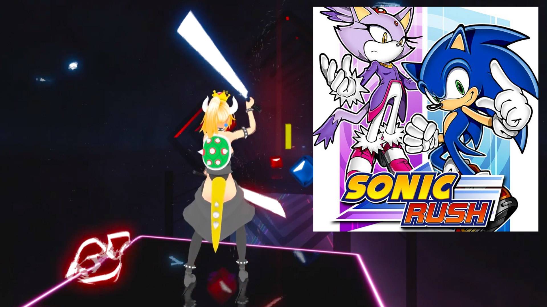 Hideki Naganuma - Metal Scratchin' (SONIC RUSH OST - BOSS THEME) BEAT SABER [HARD]