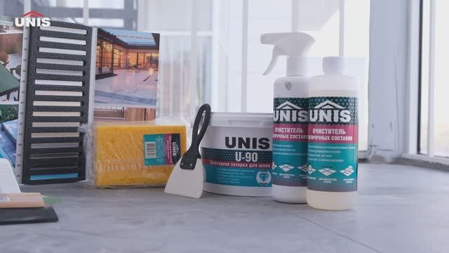 Как работать с эпоксидными затирками  UNIS U-90