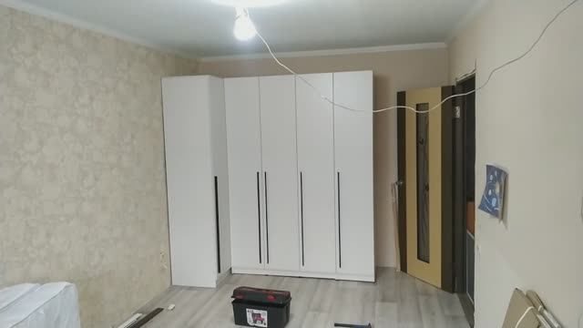 Сборка шкафов Берген (угловой, 3-х ств., пенал)