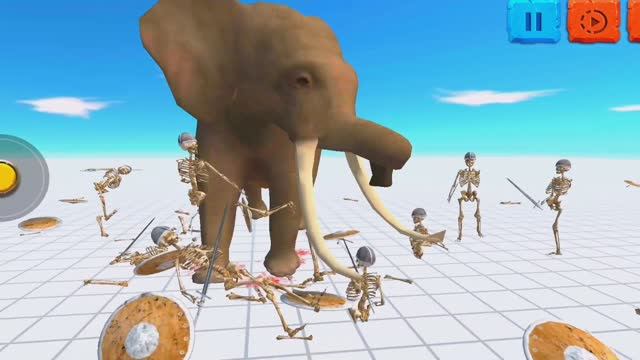 СКЕЛЕТЫ НАПАЛИ НА СЛОНА 😱 Animal Revolt Battle Simulator