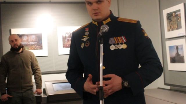 Открытие выставки «УРОКИ МУЖЕСТВА.ГЕРОЙ СПЕЦОПЕРАЦИИ» (2)