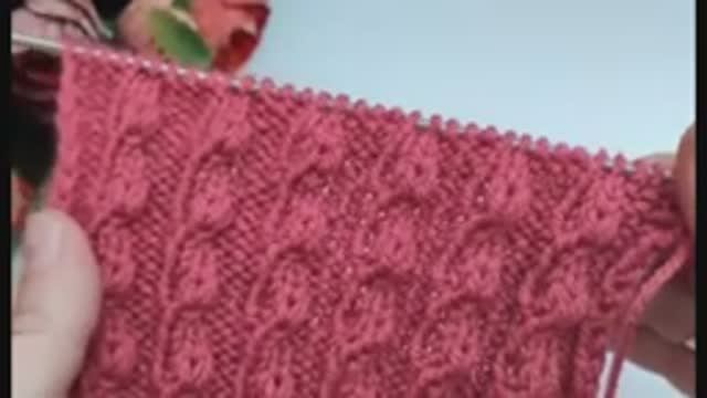 Простой узор спицами: идеально для кардигана, джемпера и топа! Вязание спицами для начинающих