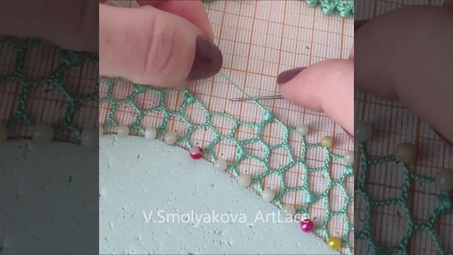 Вяжем сеточку без провисов