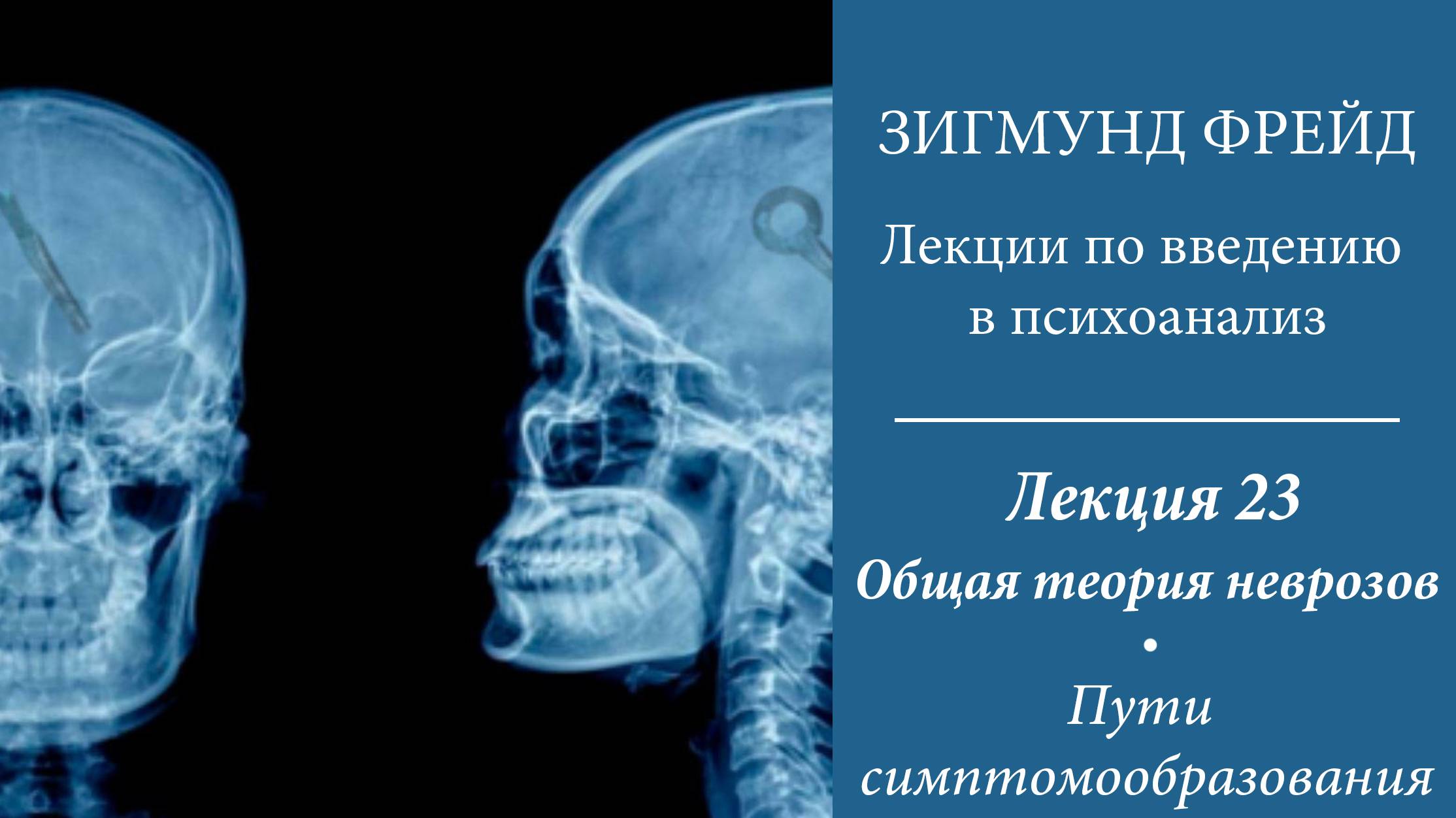 Зигмунд Фрейд, Лекции по введению в психоанализ. 23. Пути симптомообразования