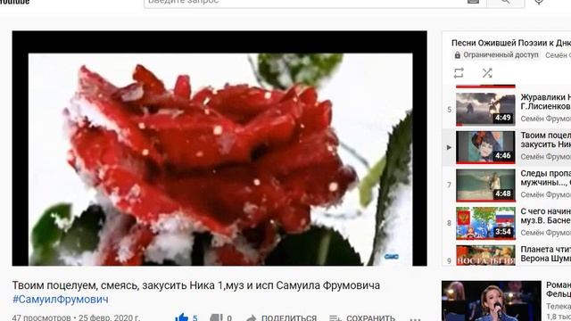 Забытые концерты ОП-25, Концерт 068, к 23 февраля, муз. исп. Самуил Фрумович