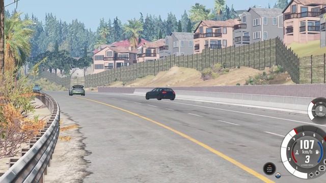 Погоня от полиции 1 часть