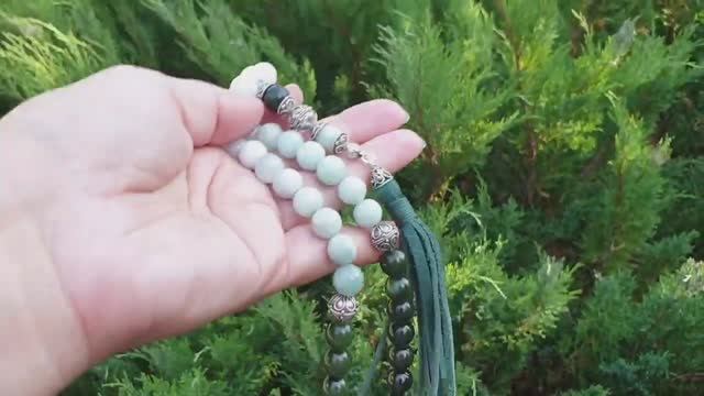 Четки из нефрита "Три Нефрита"