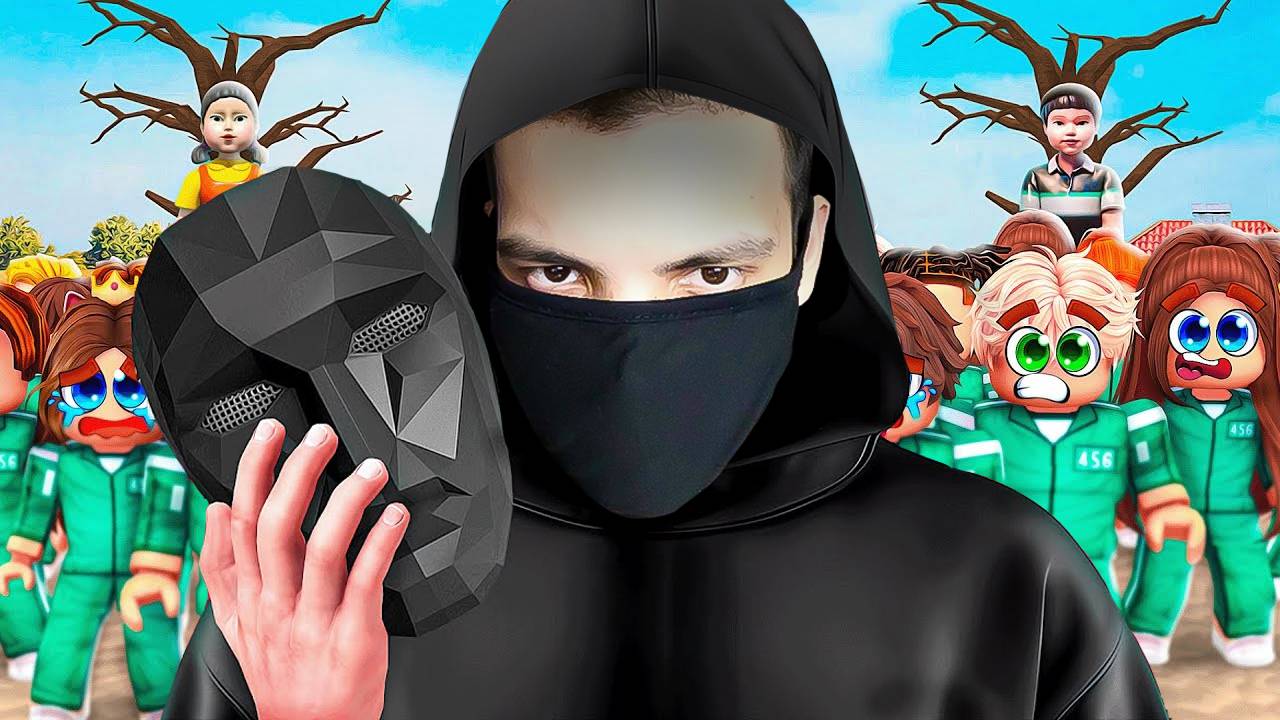 ТРОЛЛЮ ИГРОКОВ ЗА ФРОНТМЕНА В ИГРЕ В КАЛЬМАРА - Roblox