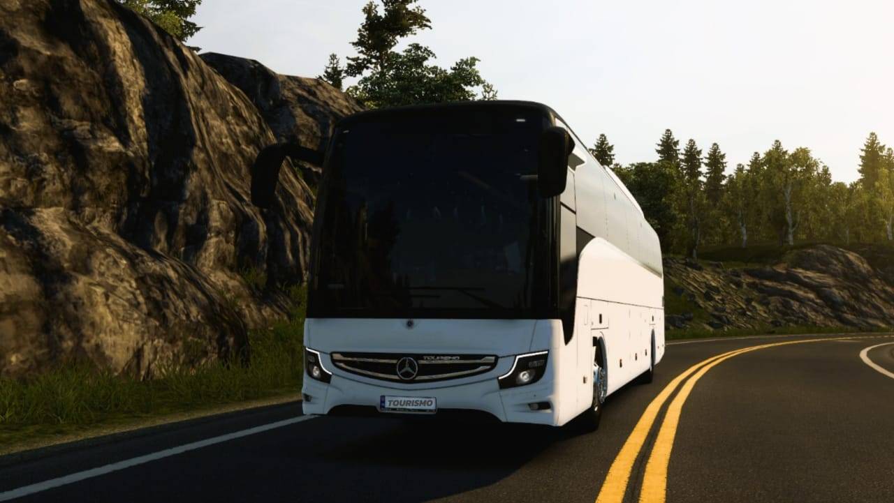 Тест-Драйв АВТОБУСА Mersedes Tourismo Black Edition по СКАНДИНАВИИ в Euro Truck Simulator 2