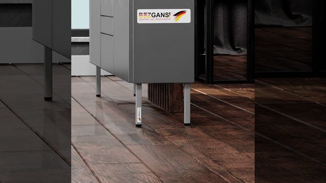 NL-20025G Ножка квадрат 200Х25Х25 (4 шт), Серый