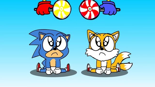 Малышу СОНИКУ так грустно с Малышом ШЕДОУ! Ежик Соник АНИМАЦИЯ