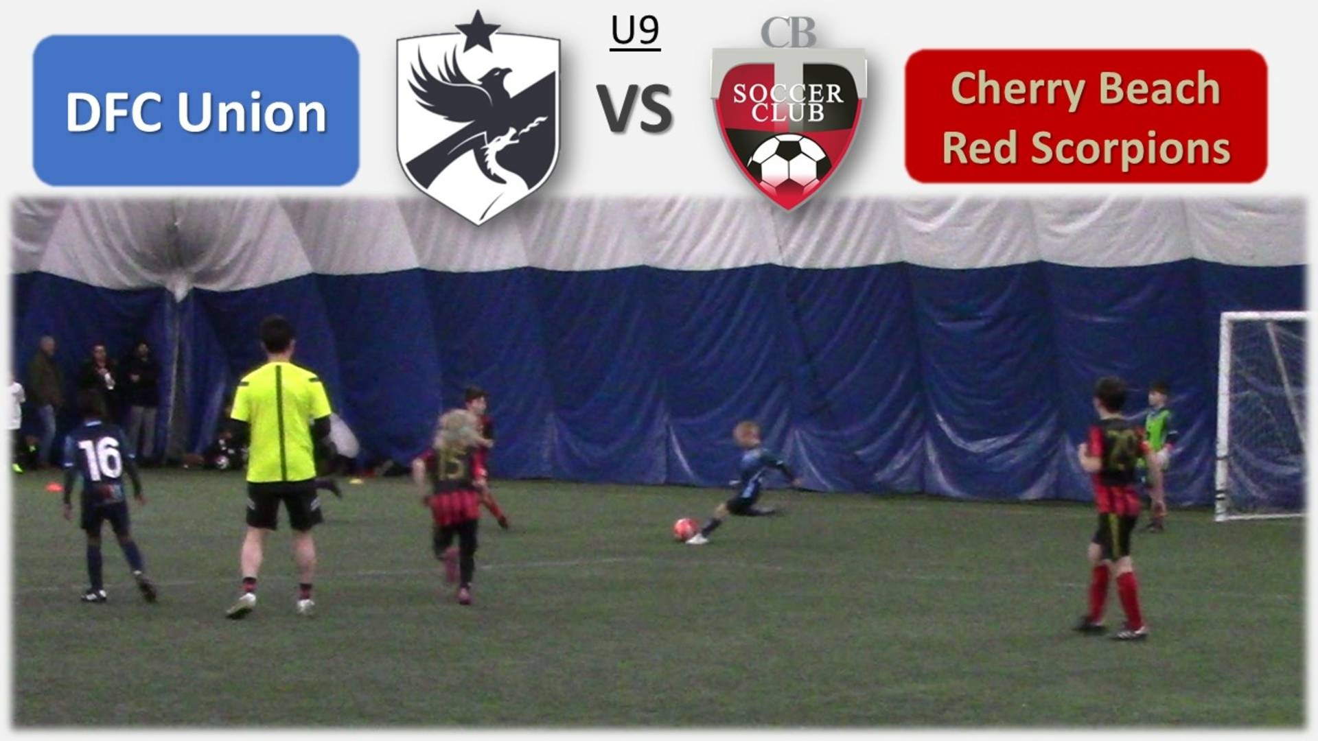 Детский Футбол в Канаде. ФК СОЮЗ против КРАСНЫХ СКОРПИОНОВ из Торонто. Возраст до 9 лет.