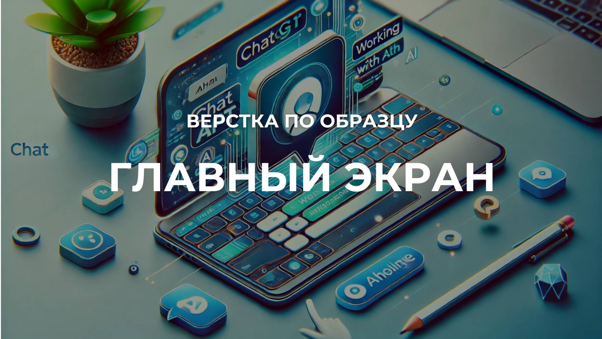 7 урок. Верстка Главного экрана по образцу