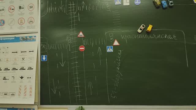 Как проехать без ошибок перекресток на экзамене на пересечении 51-й Гвардейской и Краснополянской