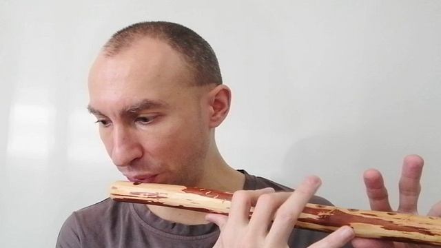 Поперечная Флейта из Тополя тон F | Poplar Transverse Flute tone F