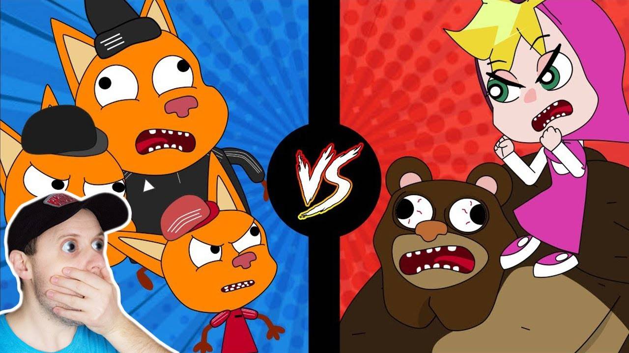 Три Гопа против Маши и Медведя | Мульт пародия