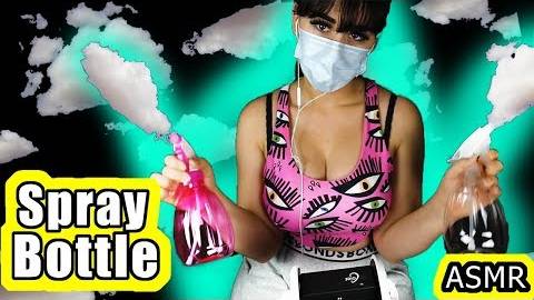 Masked ASMR - Let ME Cool You Off After Gym - Spray Bottles ASMR