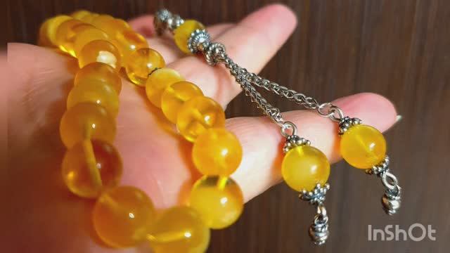 Мусульманские четки из янтаря 06/33