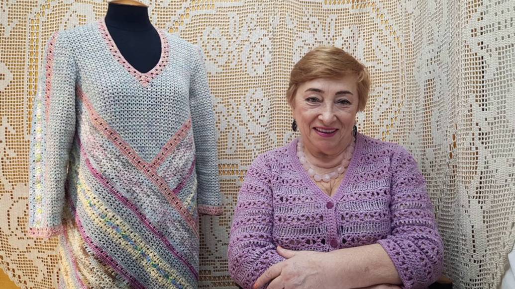 Платье "Этюд". Мастер-класс по вязанию крючком от О. С. Литвиной.