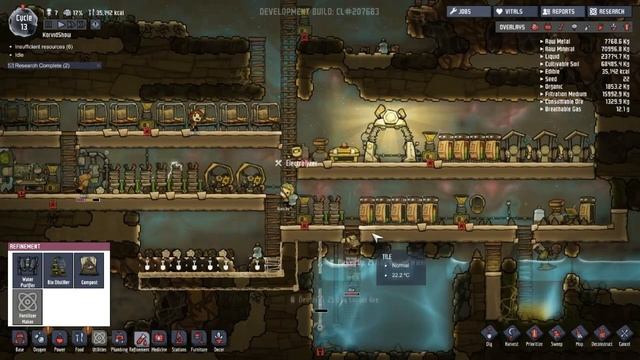 [OXYGEN NOT INCLUDED] ПРОХОЖДЕНИЕ #5 - КИСЛОРОД НА НУЛЕ