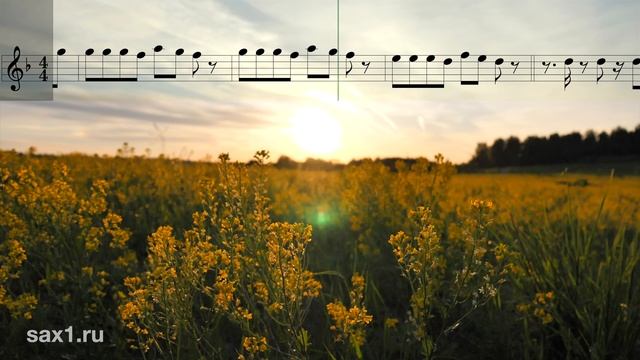 Матушка земля - Ноты для скрипки, флейты, фортепьяно (Syntheticsax Edit) уроки игры по нотам