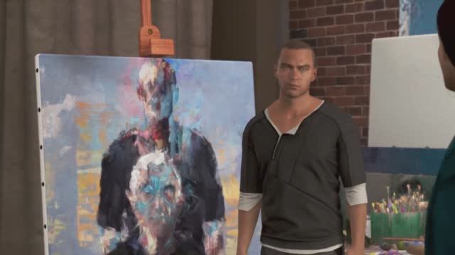 Detroit Become Human #2 маркус творческая личность