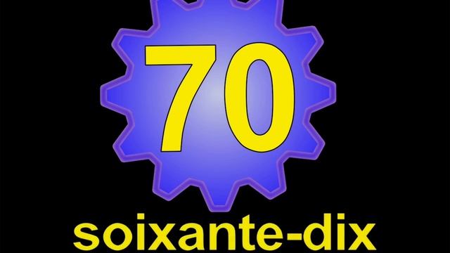50 to 70 FRENCH NUMBERS