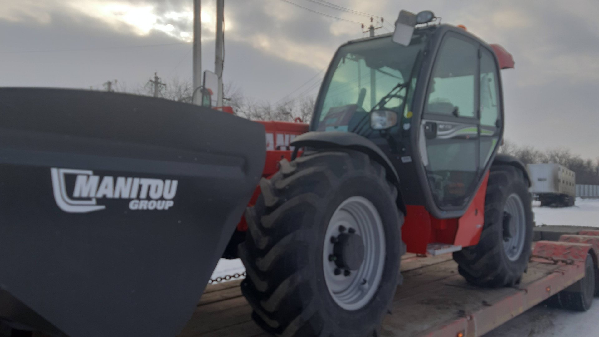 Везем фронтальный погрузчик из Краснодара в Липецк