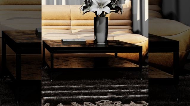 NU-100B Ножка ДЕКОР 100мм (4 шт), Чёрный