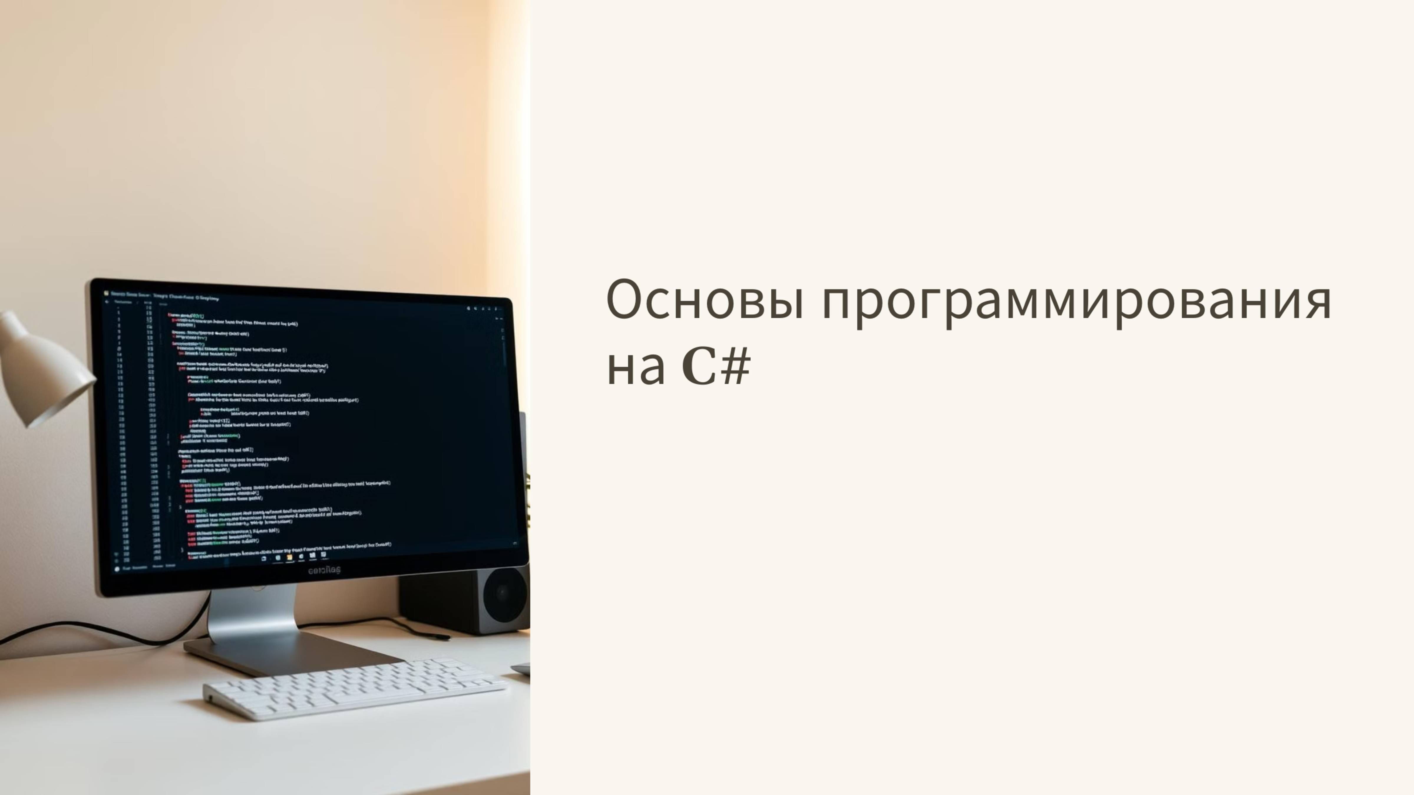 Урок 3. Базовая структура программы – Курс обучения программированию на C# с нуля