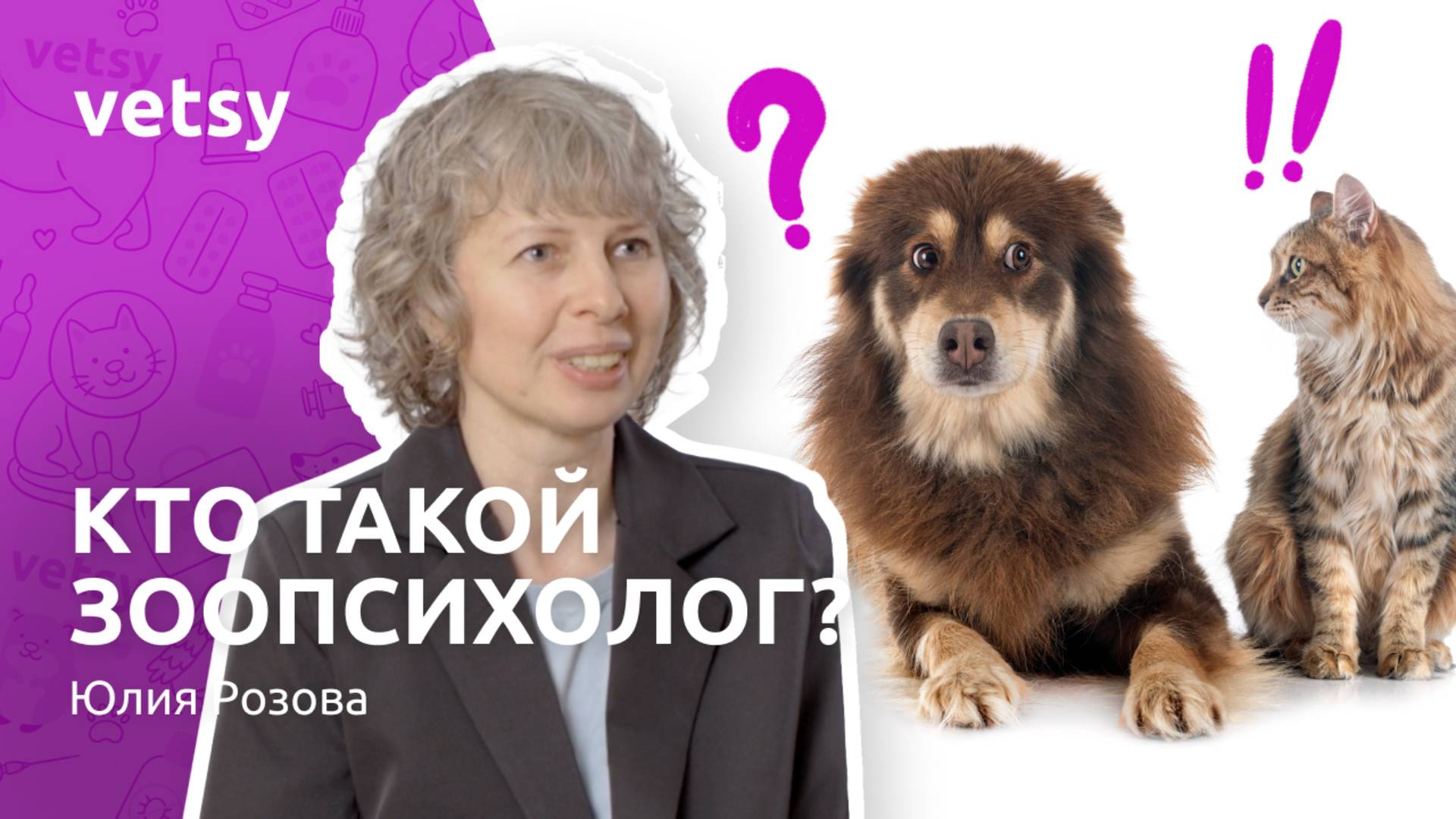 Юлия Розова: кто такой зоопсихолог, и как он может помочь питомцу?