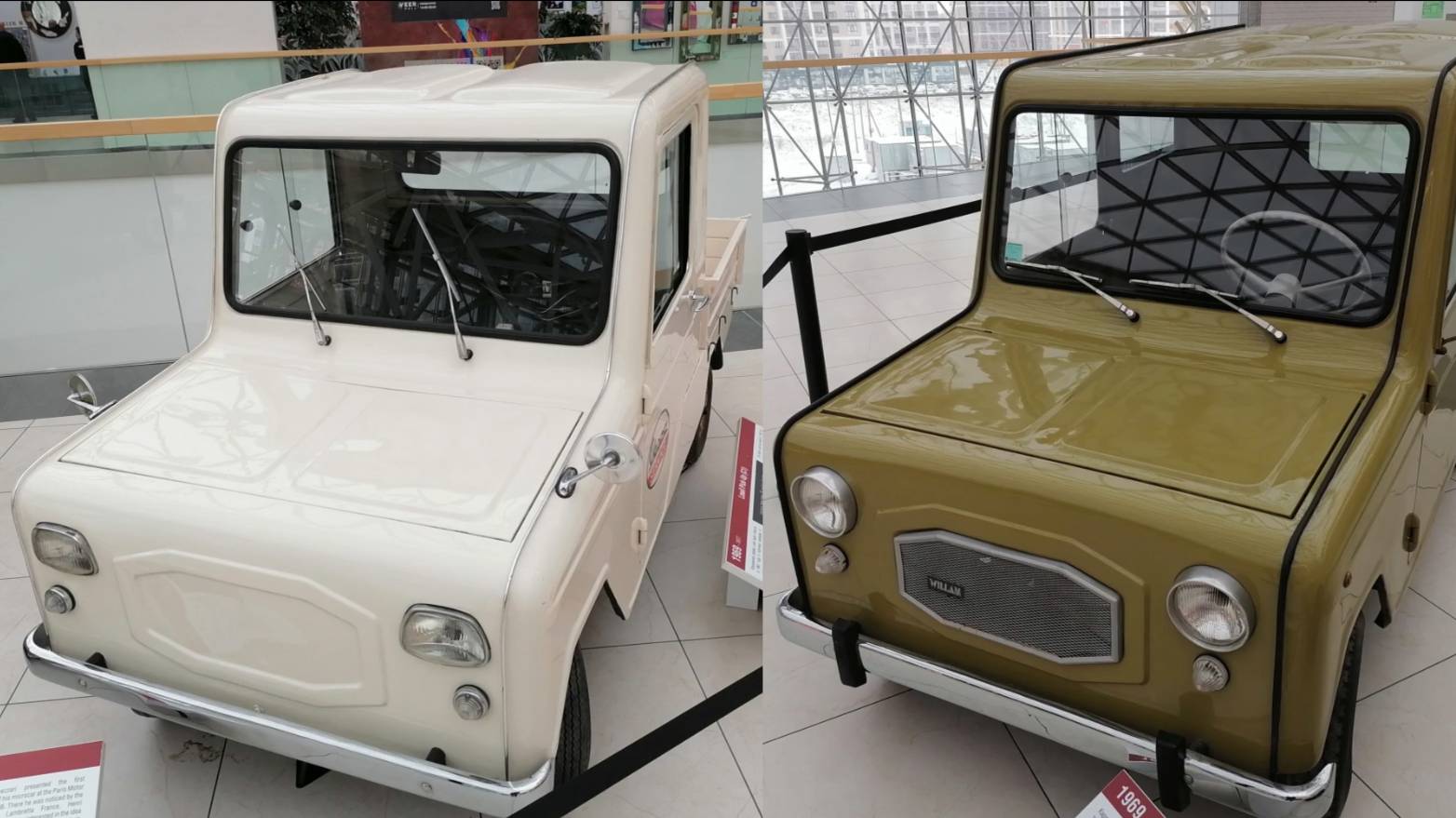 Удивительные коммерческие авто -  пикап и фургон Ламбретта с мотоциклетным двигателем.