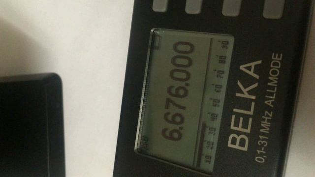 6676 kHz 9VA-40 Singapore VOLMET (Jurong, SNG) 21.02.2025