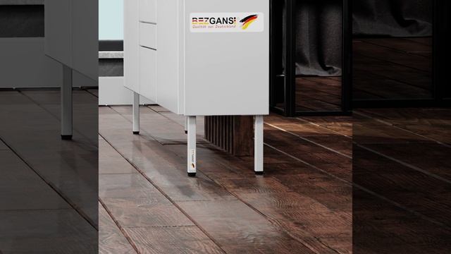 NL-20025W Ножка квадрат 200Х25Х25 (4 шт), Белый