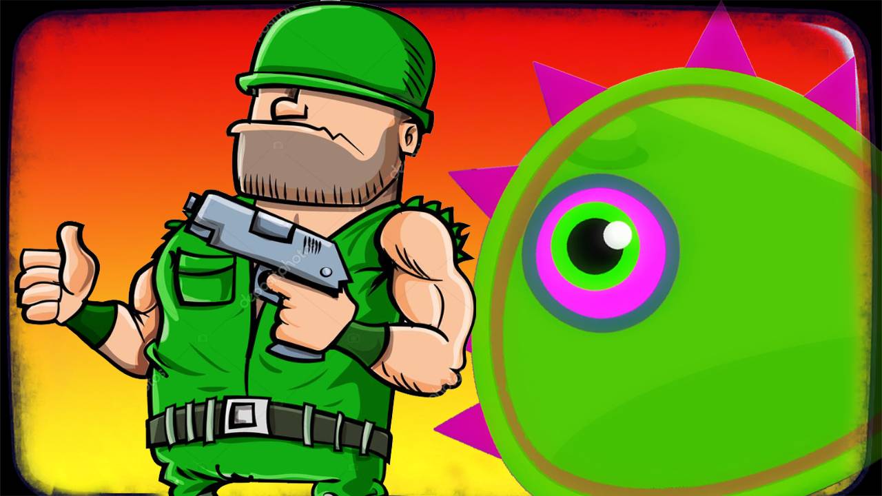 ЛИЗУН ГЛАЗАСТИК съел все вокруг игра Tales from Space Mutant Blobs Attack на канале Мистер Игрушкин