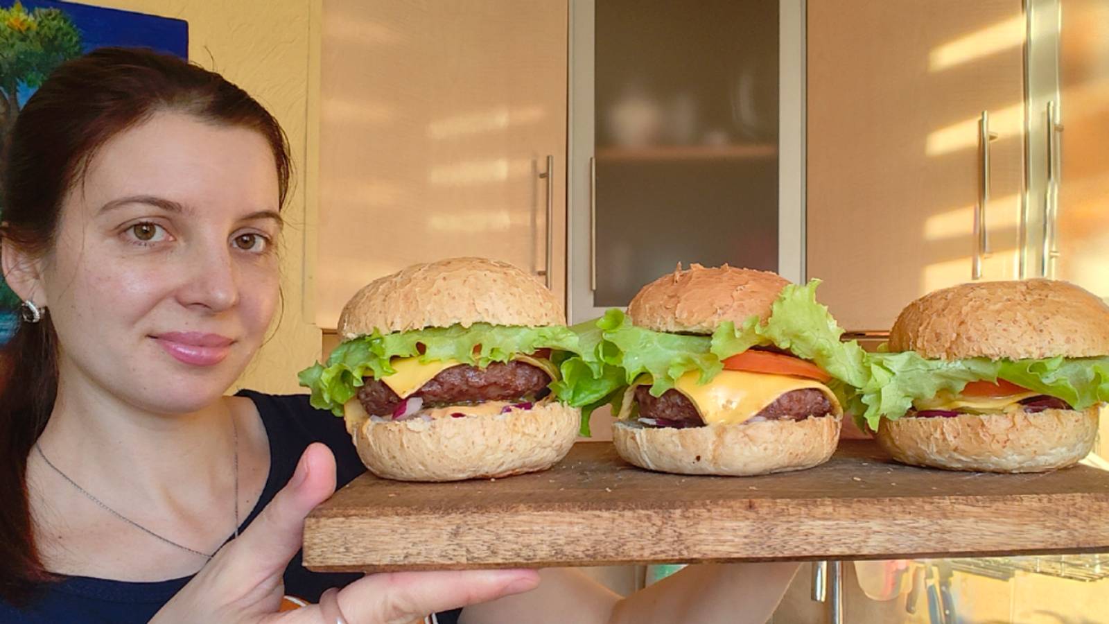 Домашние бургеры/чизбургеры. Делюсь рецептом чизбургеров.