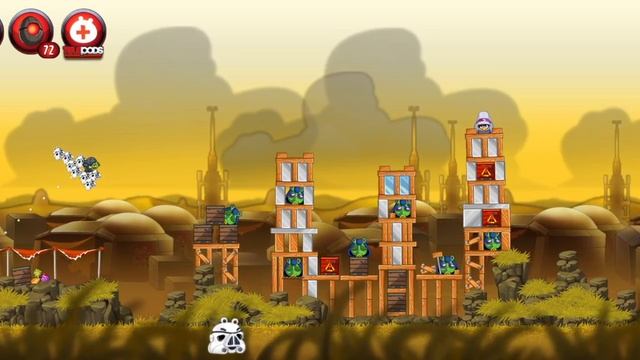 angry birds star wars 2 прохождение 9-6 уровня