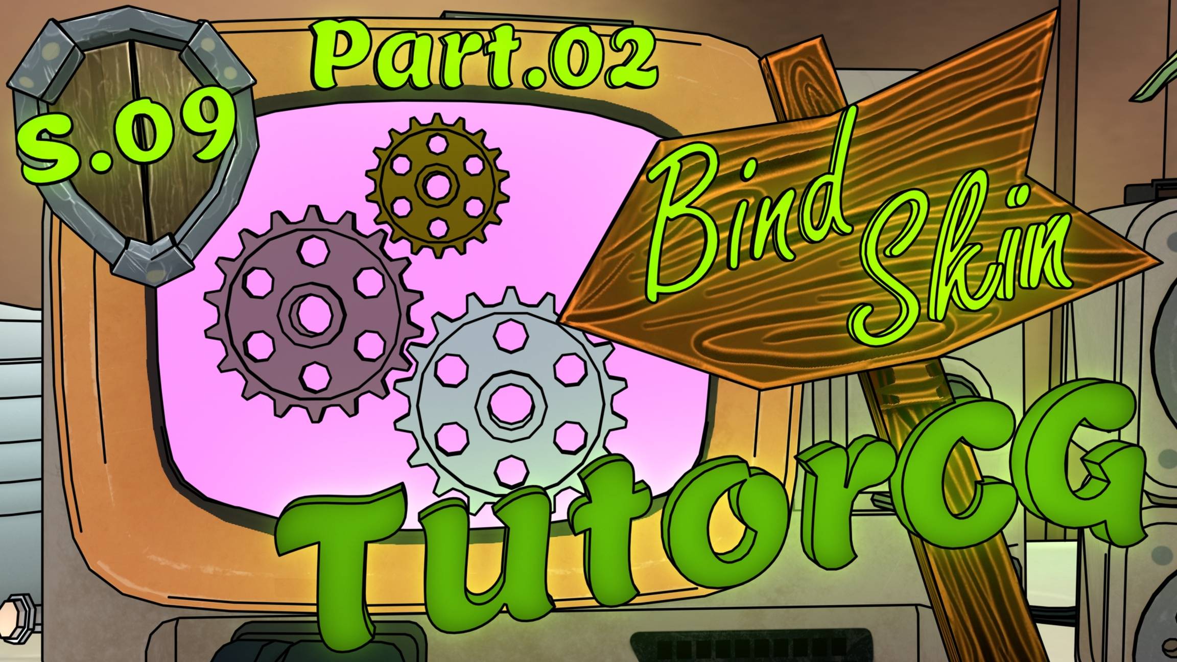 Autodesk Maya: курс -Bind Skin- (S.09 Part.02) Обзор опций Bind Skin