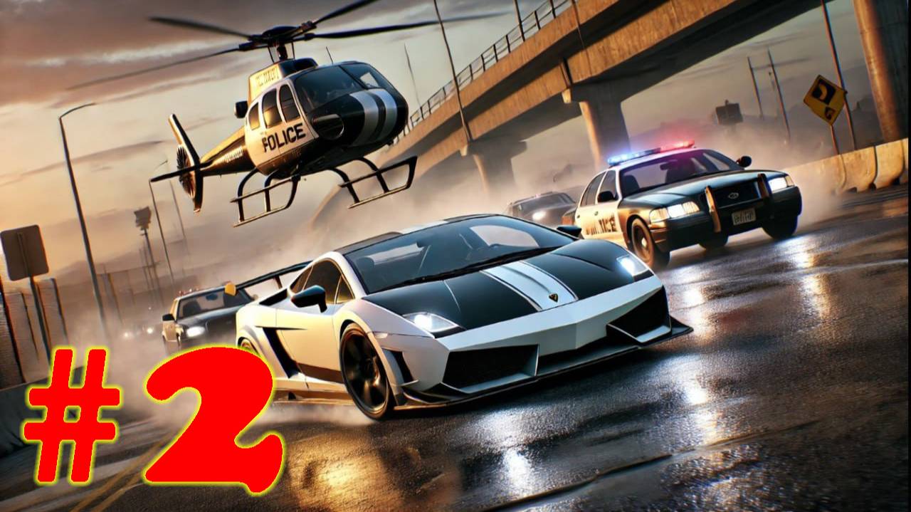 Need for Speed: Most Wanted ➤ прохождение №2  | Босс №-14 Тез | Босс №-13 Вик |