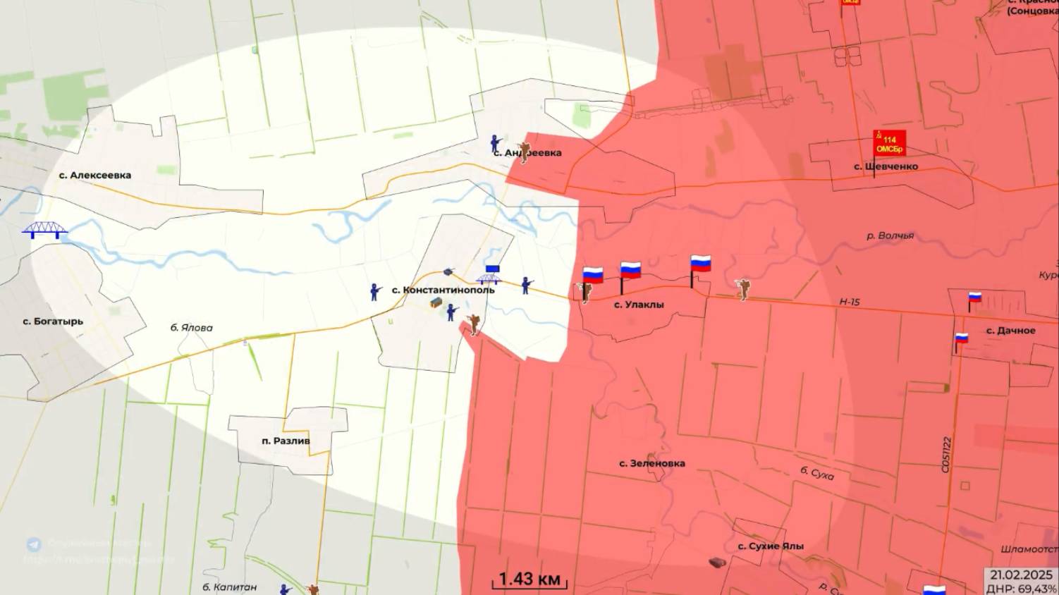22 февраля Сводка с фронтов украинской войны