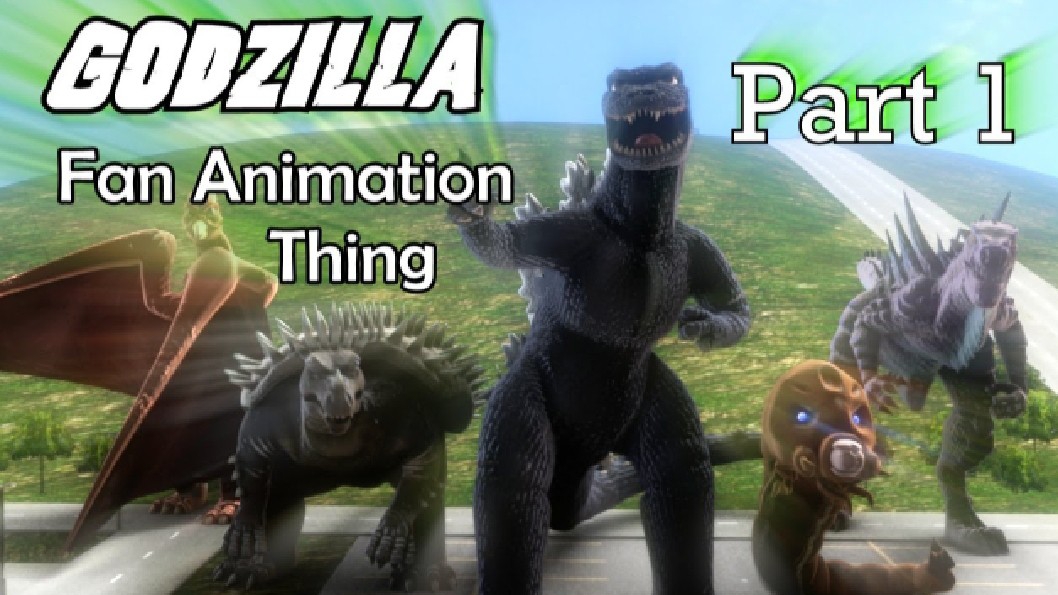 Годзилла фанатская анимация 1 часть