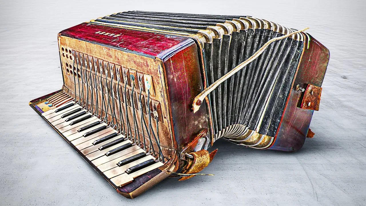 HOHNER IMPERIAL III РЕСТАВРАЦИЯ СТАРИННОГО АКАРДИОНА