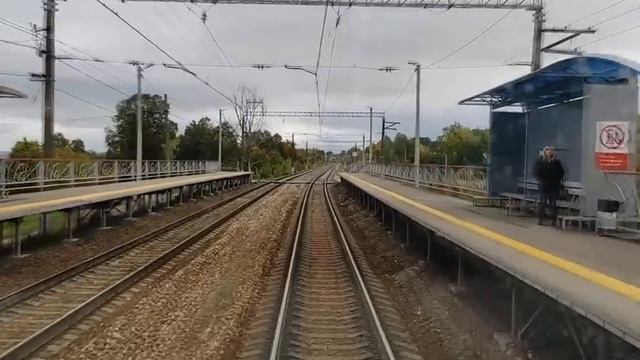 От Тольятти до Самары из кабины поезда