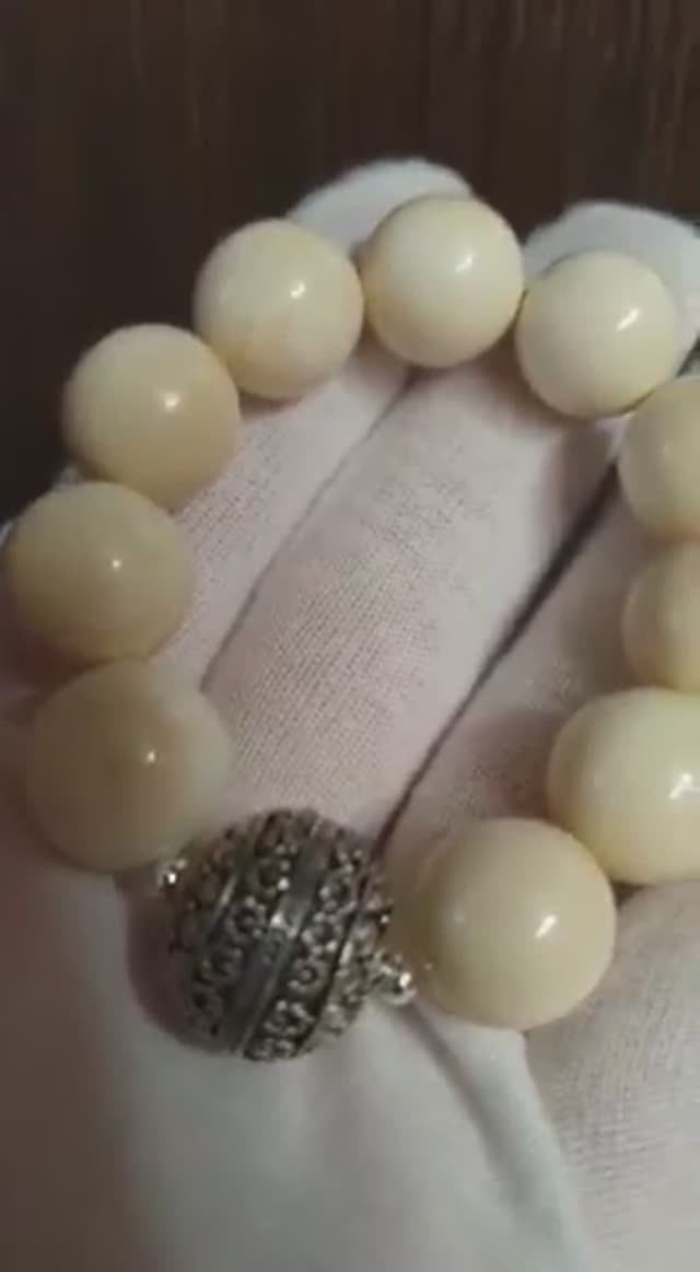 Перстные четки из бивня мамонта 14/10