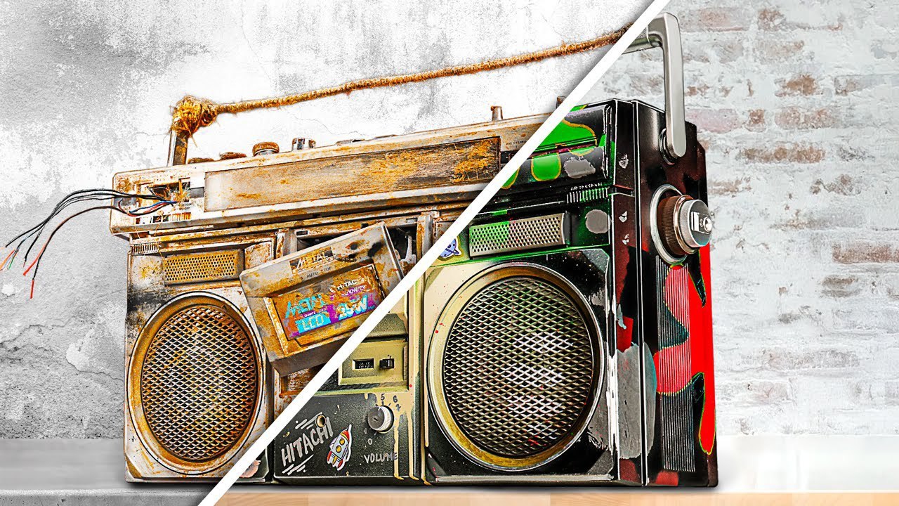 HITACHI РЕСТАВРАЦИЯ СТАРОГО МАГНИТОФОНА