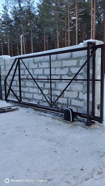 откатные ворота