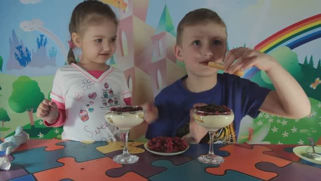 Порционное #Тирамису с Малиной и Шоколадом по Рецепту Джейми Оливера